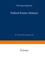 Political Science Abstracts: 1988 Annual Supplement | SpringerLink