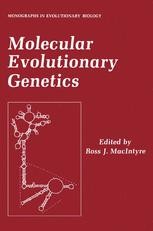 Molecular Evolutionary Genetics | SpringerLink