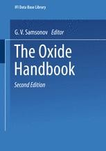 The Oxide Handbook | SpringerLink