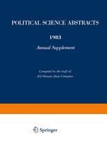 Political Science Abstracts: 1983 Annual Supplement | SpringerLink