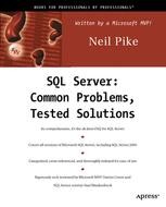 SQL Server: Common Problems, Tested Solutions | SpringerLink