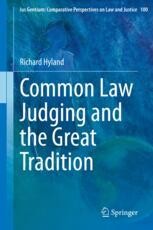 Common Law Judging and the Great Tradition | SpringerLink