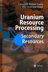 Uranium Resource Processing: Secondary Resources | SpringerLink