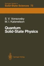 Quantum Solid-State Physics | SpringerLink