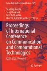 Proceedings of International Conference on Communication and Computational Technologies: ICCCT ...
