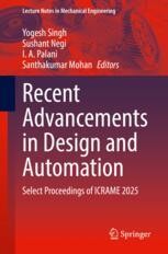Recent Advancements in Design and Automation: Select Proceedings of ICRAME 2025 | Springer ...