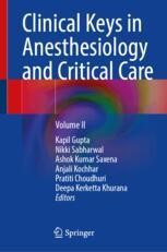Clinical Keys in Anesthesiology and Critical Care: Volume II | SpringerLink