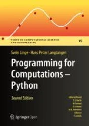 Programming for Computations - Python: A Gentle Introduction to ...