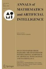 Home | Annals of Mathematics and Artificial Intelligence