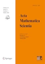 Volume 44, Issue 2 | Acta Mathematica Scientia