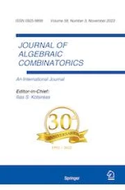 Volume 58, Issue 3 | Journal of Algebraic Combinatorics