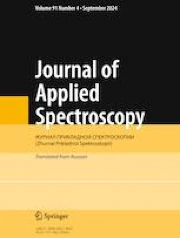 Home | Journal of Applied Spectroscopy