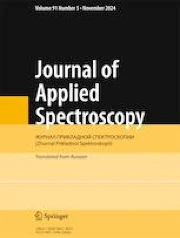 Home | Journal of Applied Spectroscopy