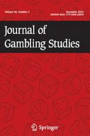 Home | Journal of Gambling Studies | Springer Nature Link