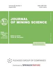 Home | Journal of Mining Science