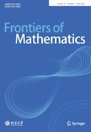 Home | Frontiers of Mathematics
