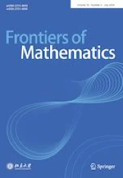 Home | Frontiers of Mathematics