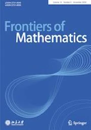 Home | Frontiers of Mathematics
