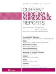 Home | Current Neurology and Neuroscience Reports