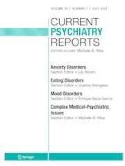 Home | Current Psychiatry Reports