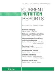 Volume 12, Issue 3 | Current Nutrition Reports