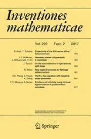 Volume 209, Issue 2 | Inventiones mathematicae