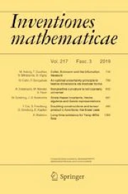 Volume 217, Issue 3 | Inventiones mathematicae