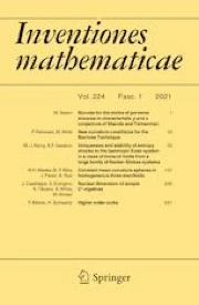 Volume 224, Issue 1 | Inventiones mathematicae