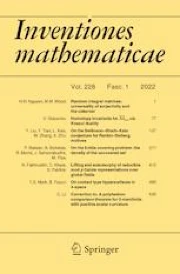 Volume 228, Issue 1 | Inventiones mathematicae