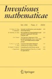 Volume 234, Issue 2 | Inventiones mathematicae