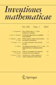 Volume 236, Issue 1 | Inventiones mathematicae
