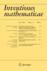 Volume 238, Issue 3 | Inventiones mathematicae