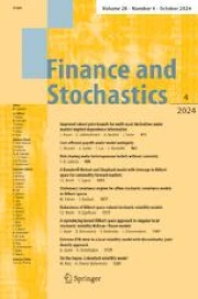 Volume 28, Issue 4 | Finance and Stochastics