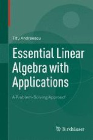 Essential Linear Algebra with Applications | SpringerLink