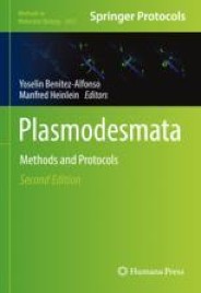 Plasmodesmata Ultrastructure Determination Using Electron Tomography ...