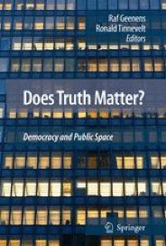 Does Truth Matter? | SpringerLink