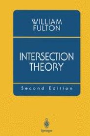 Intersection Theory | SpringerLink