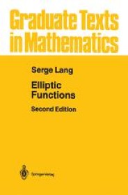 Elliptic Functions | SpringerLink