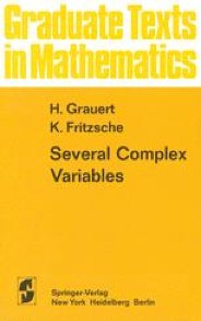 Several Complex Variables | SpringerLink