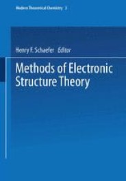 Methods of Electronic Structure Theory | SpringerLink
