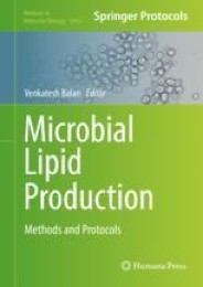 Microbial Lipid Alternatives to Plant Lipids | SpringerLink