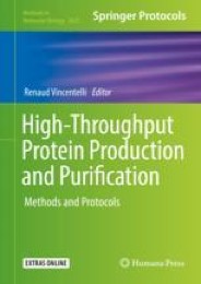High-Throughput Protein Production and Purification | SpringerLink