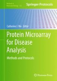 Immunoprofiling Using NAPPA Protein Microarrays | SpringerLink