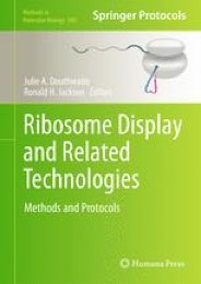 Ribosome Display and Related Technologies | SpringerLink