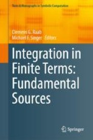 Integration in Finite Terms: Fundamental Sources | SpringerLink