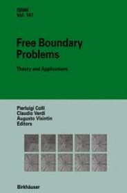 Free Boundary Problems | SpringerLink