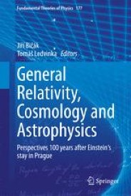 General Relativity, Cosmology and Astrophysics | SpringerLink