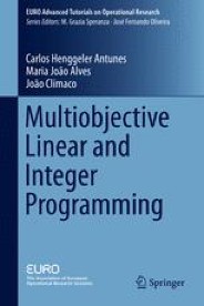 Multiobjective Linear and Integer Programming | SpringerLink