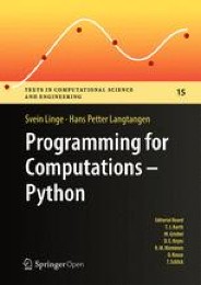 Programming for Computations - Python | SpringerLink
