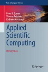 Applied Scientific Computing | SpringerLink